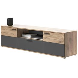 M&ouml;bel Kraft Lowboard grau Ma&szlig;e (cm): B: 194 H: 53 T: 47.0 &raquo; M&ouml;bel Kraft