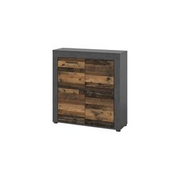 M&ouml;bel Kraft Highboard schwarz Ma&szlig;e (cm): B: 80 H: 88 T: 35.0 &raquo; M&ouml;bel Kraft