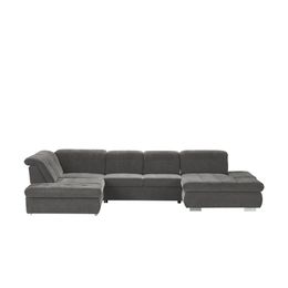 Kollektion Kraft Wohnlandschaft mit verschiedenen Funktionen Spencer grau Ma&szlig;e (cm): B: 382 H: 102 T: 260.0 &raquo; M&ouml;bel Kraft