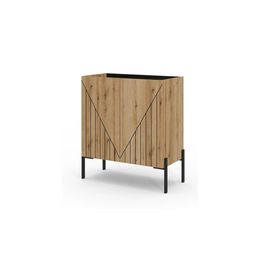 M&ouml;bel Kraft Highboard holzfarben Ma&szlig;e (cm): B: 80 H: 91 &raquo; M&ouml;bel Kraft