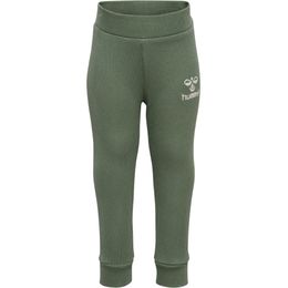Hummel Sporthose 'SAMI' Jungen Gr&ouml;&szlig;e 104 schilf / wei&szlig;