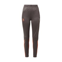 Hummel Sporthose 'Ongrid' Damen Gr&ouml;&szlig;e XS dunkelgrau / neonorange
