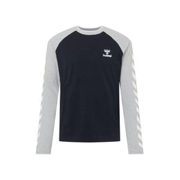 Hummel Sportshirt 'Mark' Herren Gr&ouml;&szlig;e M grau / schwarz / wei&szlig;