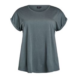 ZIZZI T-Shirt 'Mkatja' Damen Gr&ouml;&szlig;e 5XL/6XL tanne