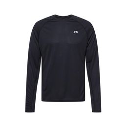 Newline Sportshirt Herren Gr&ouml;&szlig;e L silbergrau / schwarz