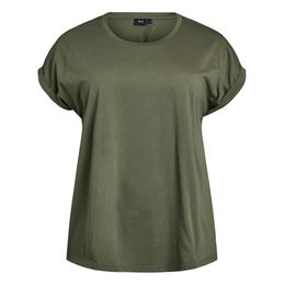ZIZZI T-shirt 'Mkatja' Damen Gr&ouml;&szlig;e 11XL/12XL oliv