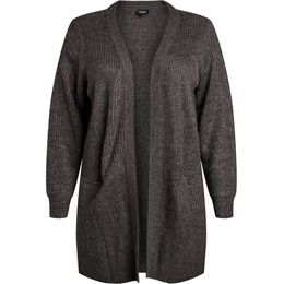 ZIZZI Strickjacke 'FLLOLA' Damen Gr&ouml;&szlig;e XL/XXL dunkelgrau