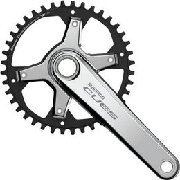 Shimano Kurbelgarnitur CUES FC-U6030-1 "Polished Silver Edition", 10/11-fach, 40T, 172,5 mm