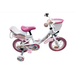 VOLARE Kinderfahrrad Unicorn 12 Zoll, wei&szlig;