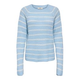 Jacqueline de Yong JDY Pullover 'JDYEllen' Damen Gr&ouml;&szlig;e XL creme / pastellblau