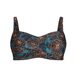 Swim By Zizzi Bikinitop Damen Gr&ouml;&szlig;e 110 hellblau / schwarz