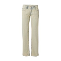 WEEKDAY Jeans Damen Gr&ouml;&szlig;e 33 hellbeige / hellblau