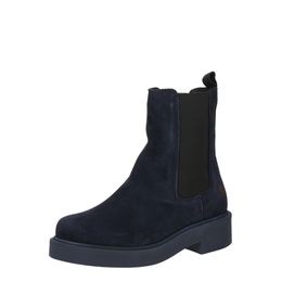Apple of Eden Chelsea Boots 'Calvia' Damen Gr&ouml;&szlig;e 41 dunkelblau / rostbraun Winterschuhe