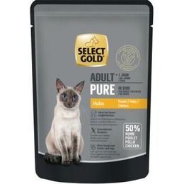SELECT GOLD Adult Pure in So&szlig;e Huhn 48x85 g