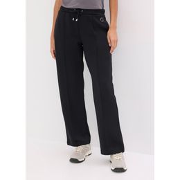 bonprix Sporthose mit Ziern&auml;hten, schwarz, Gr.40/42 (M), Weite Funktionshose mit Quick-Dry Funktion und seitlichen Eingriffstaschen