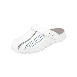 ABEBA Clog 7310, OB FO EA SRC, wei&szlig;, Gr. 44 (7310/44)