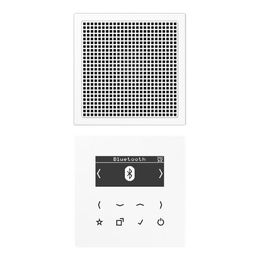 Jung Smart DAB+ Digitalradio Bluetooth SetMono1LS DAB LS1 BT WW (DABLS1BTWW)