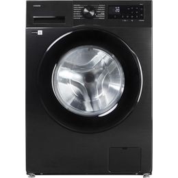 Samsung Waschmaschine "WW1EFG5U34A", Energieeffizienz: A (A-G), schwarz, B:60cm H:85cm T:55cm, Waschmaschinen, AI Ecobubbleᵀᴹ - Effizient und schonend waschen