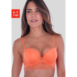 s.Oliver Push-up-BH 'Sophie' gelb Gr. 80C. Vergr&ouml;&szlig;ert Optisch Die B&uuml;ste und mit B&uuml;gel