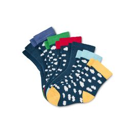 Tchibo - 7 Paar Babysocken aus Bio-Baumwolle - Herren - Gr. 16-18 - dunkelblau/jacquard