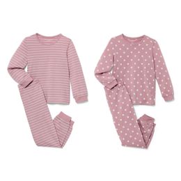 Tchibo - 2 Kinder-Pyjamas - Baby - Gr. 86/92 - wei&szlig;