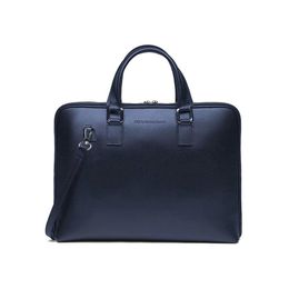CXL by Christian Lacroix Leder-Businesstasche "Louvre" in Blau - (B)38 x (H)28,5 x (T)5,5 cm - 67% | Herrentaschen