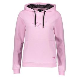 Mizuno Hoodie in Rosa - 66% | Gr&ouml;&szlig;e XS | Damen-sweatshirts-jacken