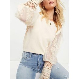 Milan Kiss Bluse in Creme - 63% | Gr&ouml;&szlig;e L | Damen-blusen