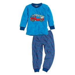 Playshoes Pyjama in Blau - 50% | Gr&ouml;&szlig;e 92 | Baby-waesche