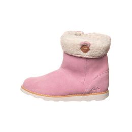 Clarks Leder-Boots "Crown Loop" in Rosa - 53% | Gr&ouml;&szlig;e 20 | Baby-stiefel-boots