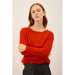 Just Cashmere Kaschmir-Pullover "Rebecca" in Rot - 50% | Gr&ouml;&szlig;e L | Damen-pullover-cardigans