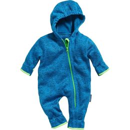 Playshoes Fleece-Overall in Petrol - 46% | Gr&ouml;&szlig;e 74 | Babyoveralls