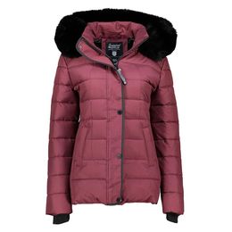 Geographical Norway Steppjacke "Demoiselle" in Bordeaux - 69% | Gr&ouml;&szlig;e 3XL | Babyjacken