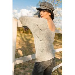 Milan Kiss Pullover in Grau - 66% | Gr&ouml;&szlig;e L | Damen-pullover-cardigans