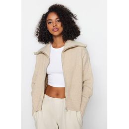 Trendyol Cardigan in Beige - 62% | Gr&ouml;&szlig;e L | Damen-pullover-cardigans