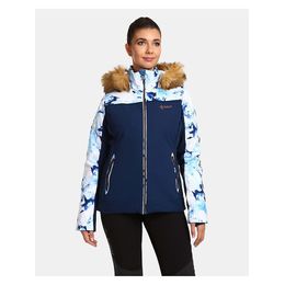 Kilpi Ski-/ Snowboardjacke "Lena" in Blau/ Wei&szlig;/ Hellblau - 69% | Gr&ouml;&szlig;e 38 | Damen-outdoorjacken