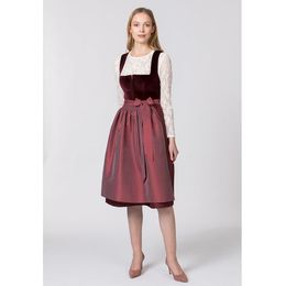 Stockerpoint Dirndl "Aurora" in Bordeaux - 41% | Gr&ouml;&szlig;e 38 | Damen-dirndl