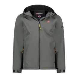 Geographical Norway Softshelljacke "Tamigolor" in Khaki - 58% | Gr&ouml;&szlig;e 140 | Kinder-outdoor-jacken