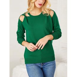 Milan Kiss Pullover in Gr&uuml;n - 70% | Gr&ouml;&szlig;e L | Damen-pullover-cardigans