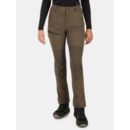 Kilpi Softshellhose "Villain" in Khaki - 64% | Gr&ouml;&szlig;e 38 | Damen-sporthosen
