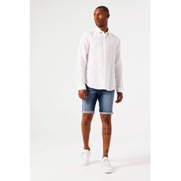 Garcia Jeans-Bermudas in Dunkelblau - 51% | Gr&ouml;&szlig;e W30 | Herren-shorts