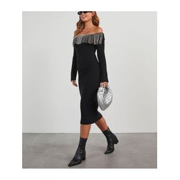 Milan Kiss Strickkleid in Schwarz - 63% | Gr&ouml;&szlig;e S | Damen-kleider