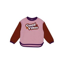 Fred's World by GREEN COTTON Fred ́s World by GREEN COTTON Sweatshirt "Vibes" in Rosa - 76% | Gr&ouml;&szlig;e 128 | Kinder-sweatshirts-jacken