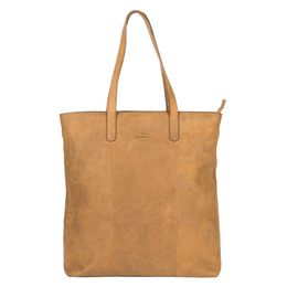 SPARWELL Leder-Shopper "Ashlee" in Cognac - (B)39 x (H)41 x (T)9 cm - 53% | Damen-taschen