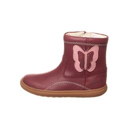 Clarks Leder-Stiefel "Flash Midi" in Bordeaux - 52% | Gr&ouml;&szlig;e 20 | Baby-stiefel-boots