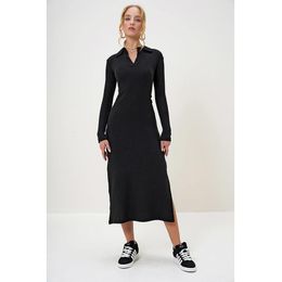 Trend Alacati Kleid in Schwarz - 39% | Gr&ouml;&szlig;e S | Damen-kleider