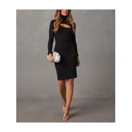 Milan Kiss Strickkleid in Schwarz - 63% | Gr&ouml;&szlig;e L | Damen-kleider