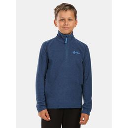 Kilpi Fleecepullover "Almeri" in Dunkelblau - 68% | Gr&ouml;&szlig;e 122 | Kids-fleecejacken-fleecepullover