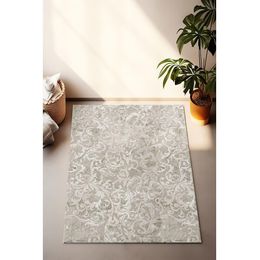 Conceptum Hypnose Kurzflor-Teppich ''CT-1105'' in Creme - 69% | Gr&ouml;&szlig;e 80x300 cm |