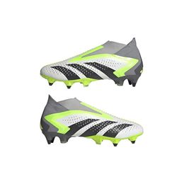 Adidas Nocken-Fu&szlig;ballschuhe "Predator Accuracy+ SG" in Gelb/ Grau - 61% | Gr&ouml;&szlig;e 42 2/3 | Herrenschuhe-outdoorschuhe